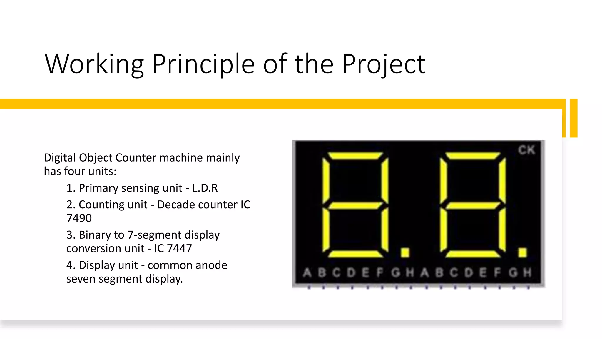 Digital object counter (group 12) | PPTX | Physics | Science
