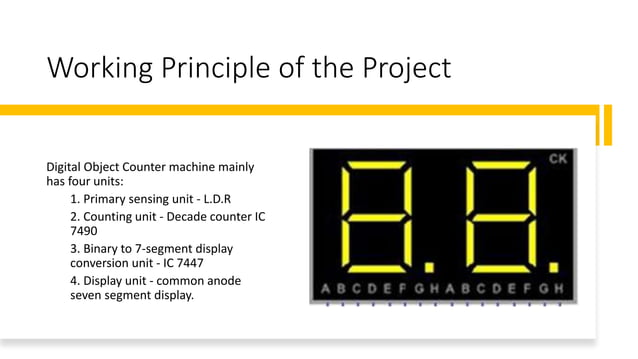 Digital object counter (group 12) | PPTX | Physics | Science