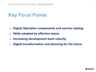 Digital Operations Service Design | PPTX
