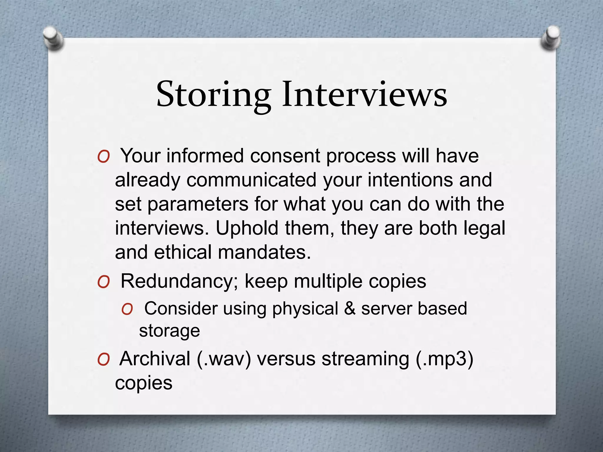 Intro to Doing Digital Oral History | PPTX