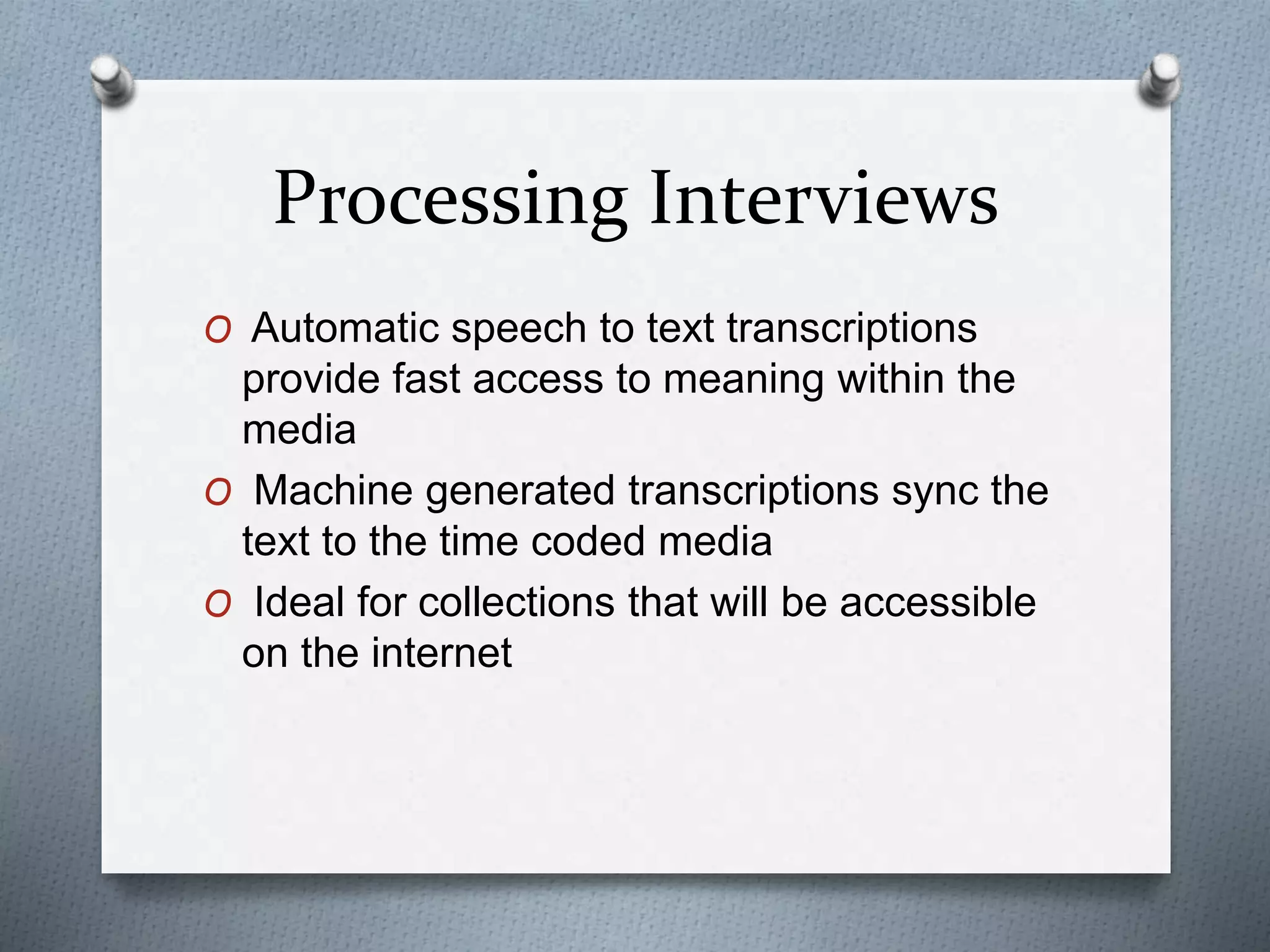 Intro to Doing Digital Oral History | PPTX