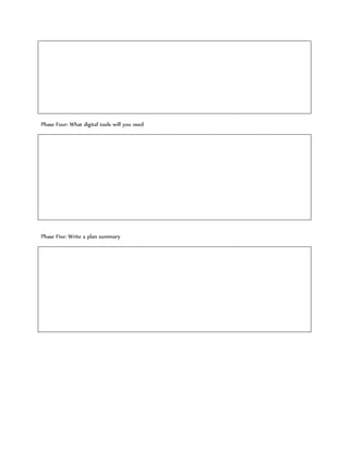 Digital Organizing Plan Worksheet | DOCX