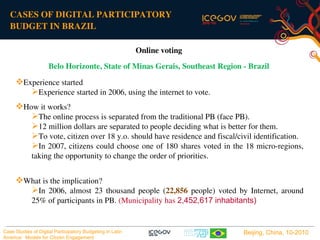 Digital Participatory Budgeting in Latin America | PPT