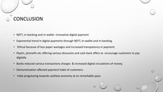 Digital payment method-Research paper | PPTX