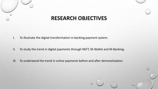 Digital payment method-Research paper | PPTX