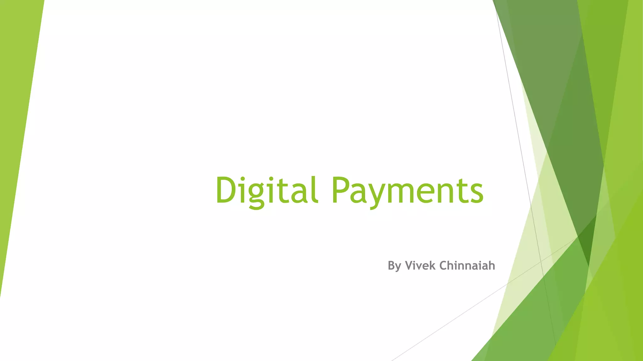 Digital payments | PPTX