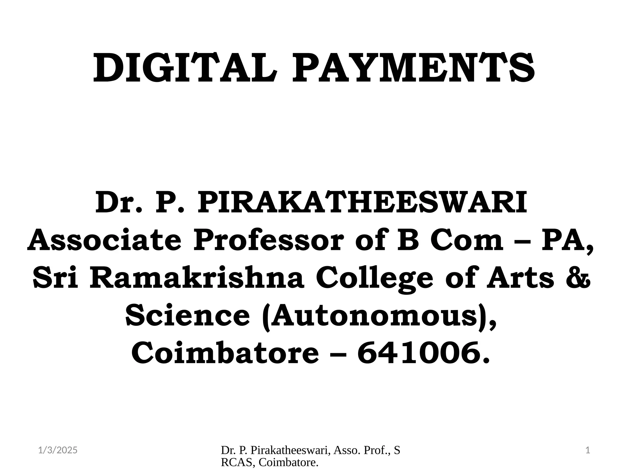 Types of Digital Payments - Unit II.pptx