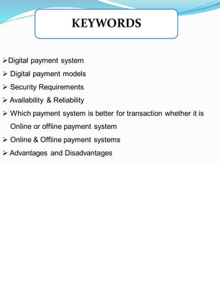 Digital payment system | PDF