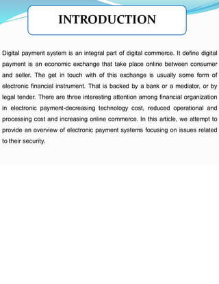 Digital payment system | PDF
