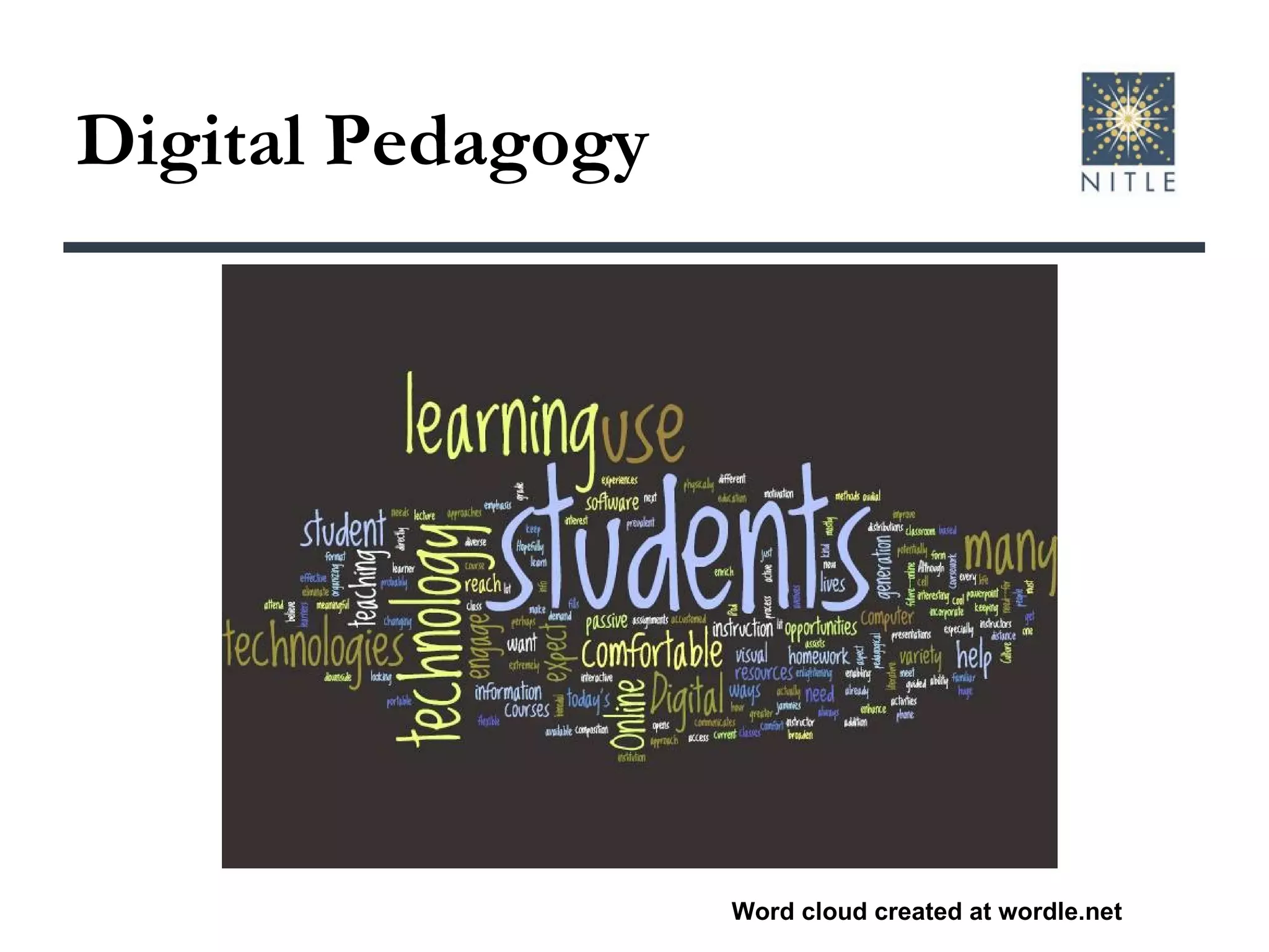 Digital Pedagogy | PPT