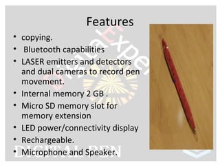 Digital Pen Presentation | PPT