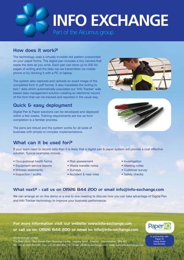 Digital Pen Flyer | PDF
