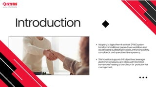 Moving to a Digital Permit-to-Work System Step-by-Step Guide | PDF