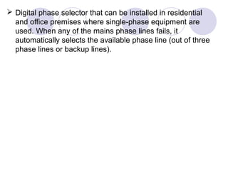 Digital phase changer ppt | PPT | Internet of Things | Internet
