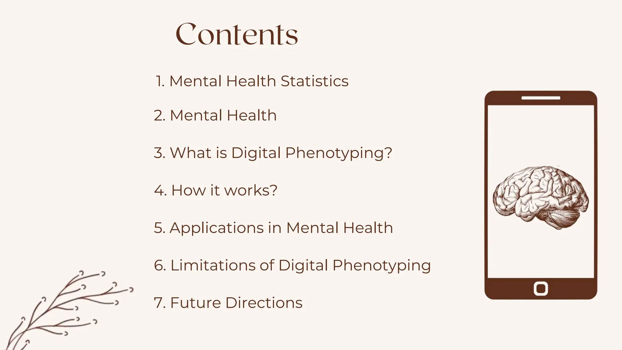 Digital Phenotyping in Mental Health Diagnosis | PPTX