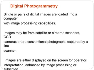 Digital photogrammetry | PPTX