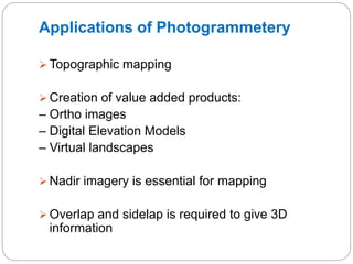 Digital photogrammetry | PPTX