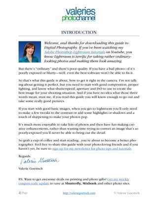 Digital Photography Basics | PDF