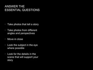 Introduction to Digital Photography Class | PPT