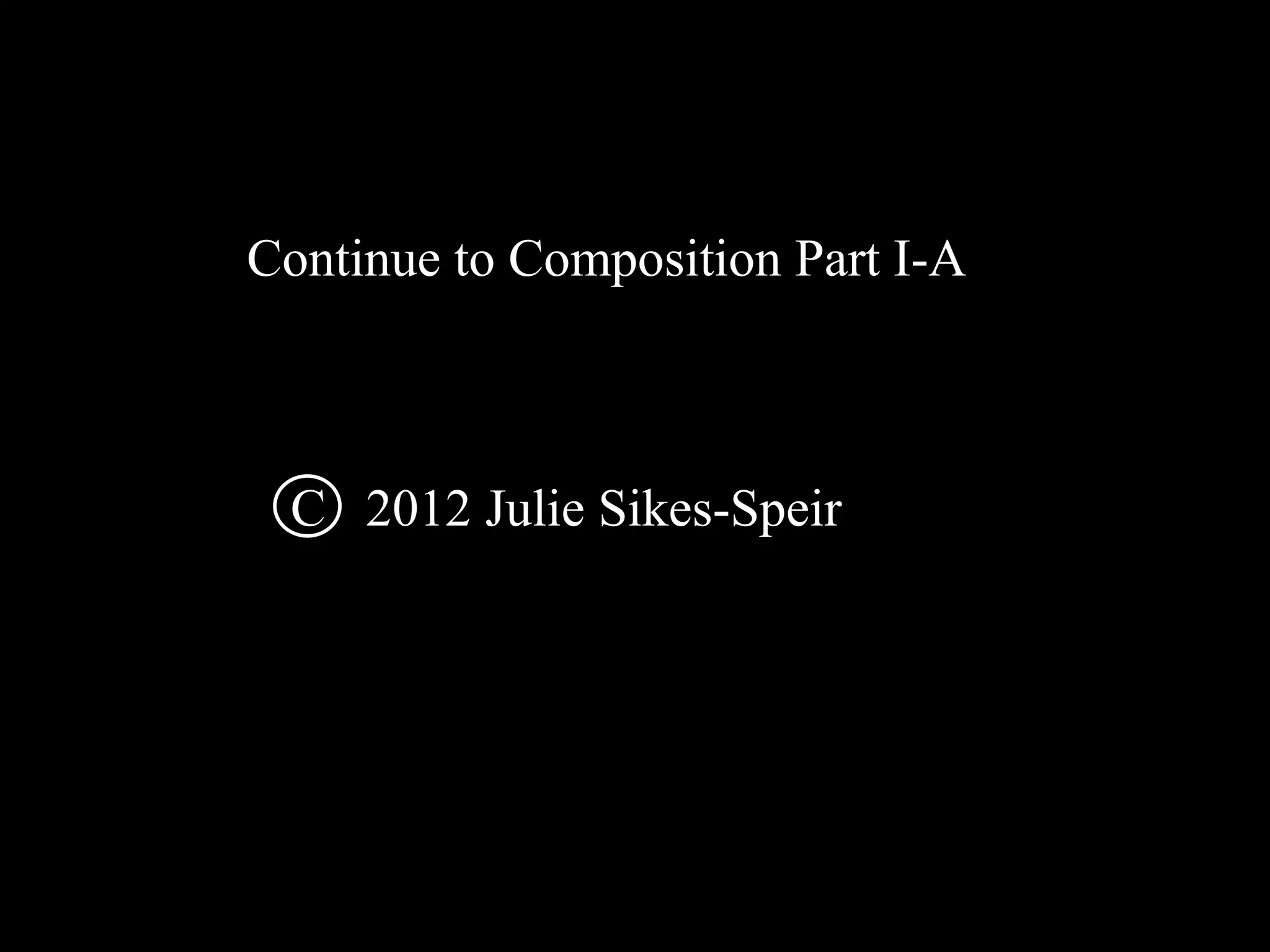 Digital Photography Composition- Part II | PPT