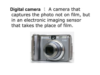 Digital Photography Introduction | PPT | Cameras and Camcorders ...