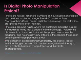 Digital Photo Manipulation | PPT