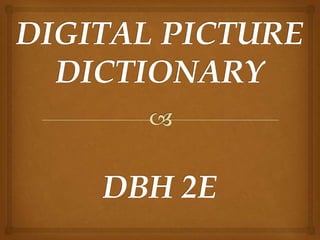 DIGITAL TECHNOLOGY picture dictionary | PPTX