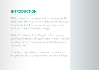 Edward Digital portfolio | PPT