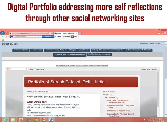 Making Digital portfolio | PPTX