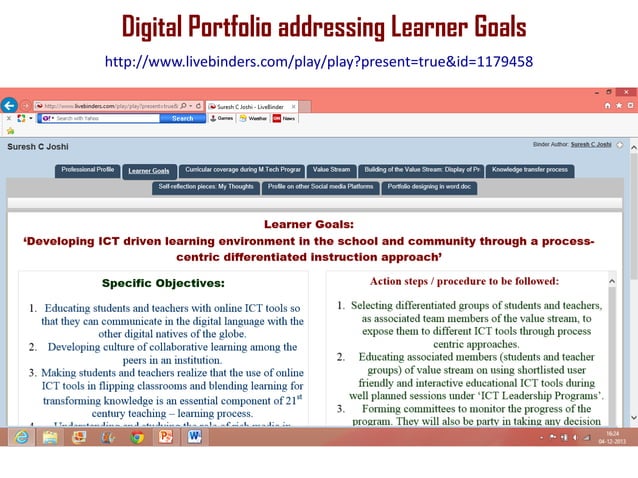 Making Digital portfolio | PPTX