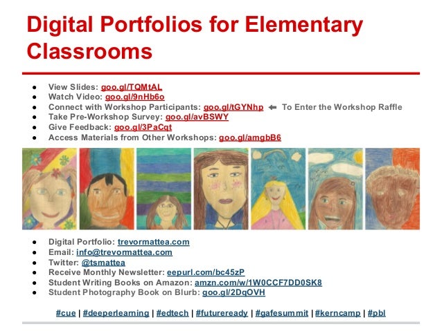 Digital Portfolios for Elementary Classrooms