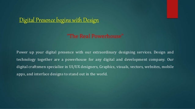 Digital Presence begins with Design: Tune My Digital | PPT