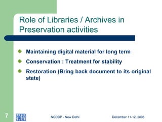 Digital Preservation | PPT