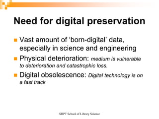 Digital preservation | PPT
