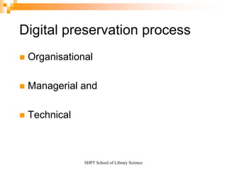 Digital preservation | PPT