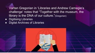 Digital Preservation and Cultural Heritage: Preserving the Past for the ...