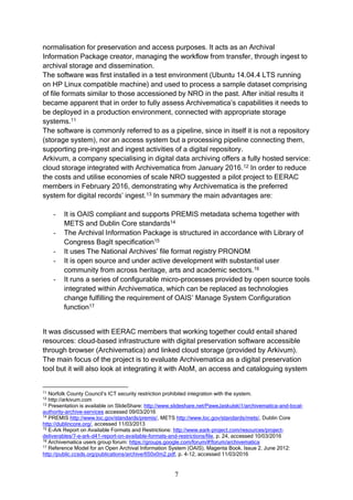 Digital Preservation at Norfolk Record Office | PDF