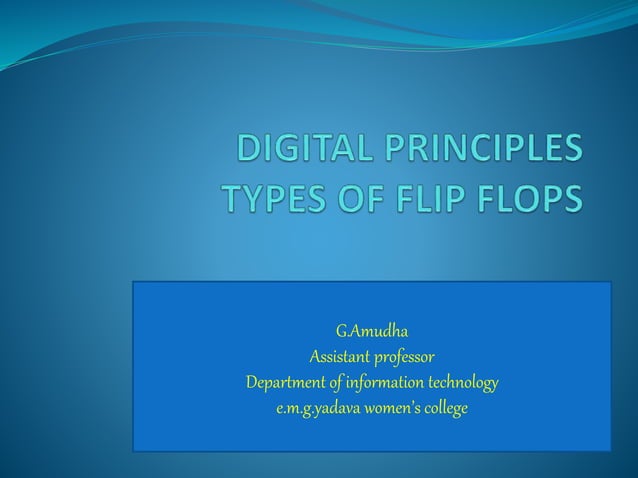 Digital principles | PPT