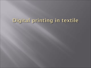 Digital printing | PPT