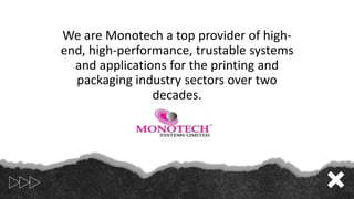 Digital Printing System Monotech.pptx | Desktop Publishing | Computer ...