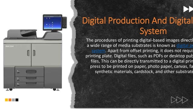 Digital Printing System Monotech.pptx | Desktop Publishing | Computer Software and Applications