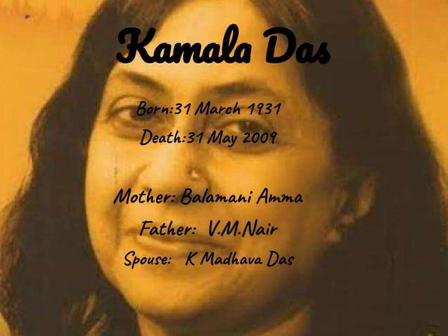 Digital profile Kamala Das | PPT