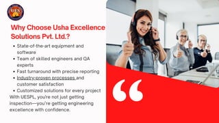 Ensure Precision with Usha Excellence Solutions Pvt. Ltd. | PPT
