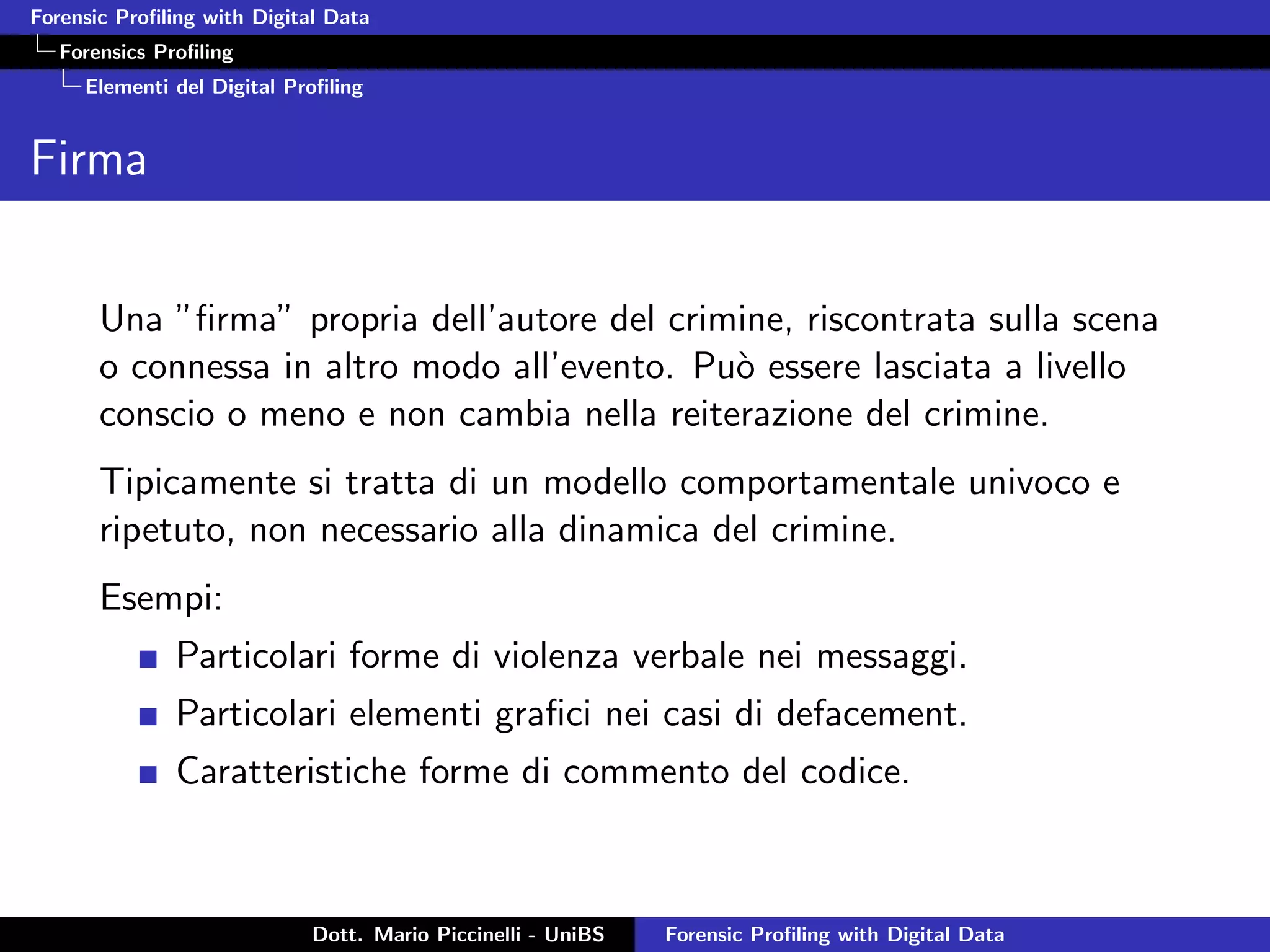 Forensic Profiling with Digital Data | PPT