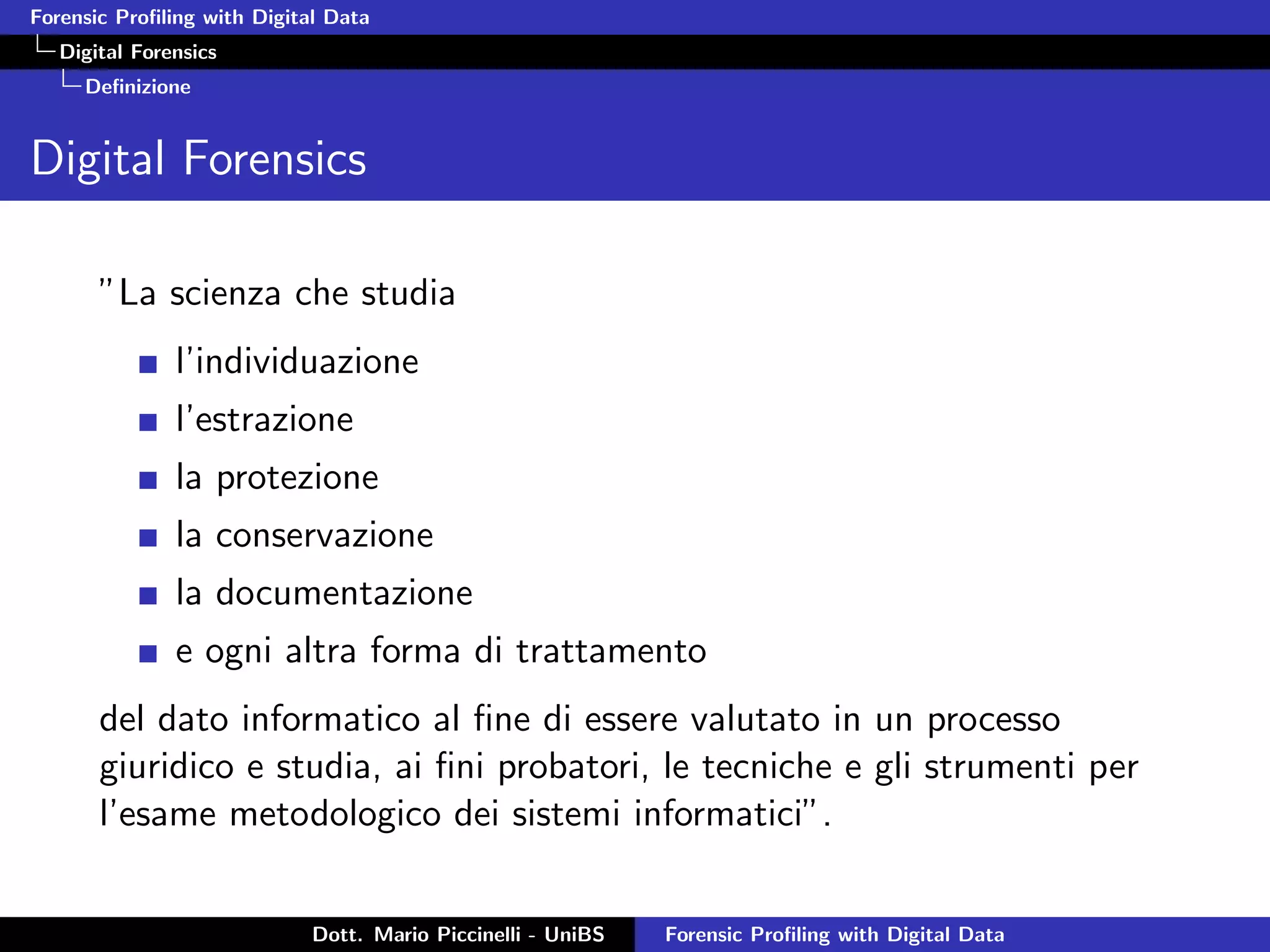 Forensic Profiling with Digital Data | PPT