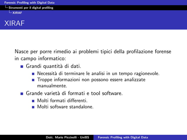 Forensic Profiling with Digital Data | PPT