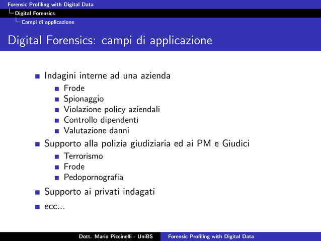 Forensic Profiling with Digital Data | PPT