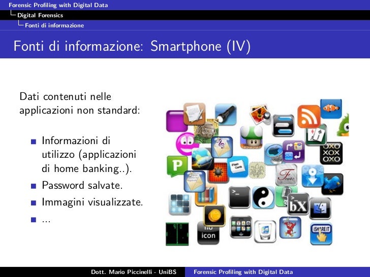 Forensic Profiling with Digital Data