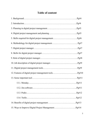 Digital project management | PDF