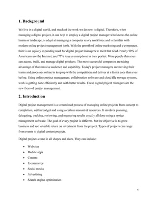 Digital project management | PDF
